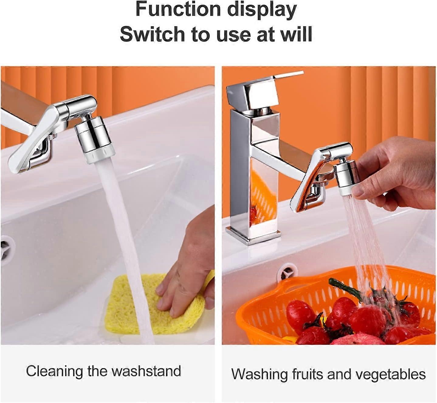 2025 New Universal Rotating Faucet Extender, 1080 + 360 Big Angle ...