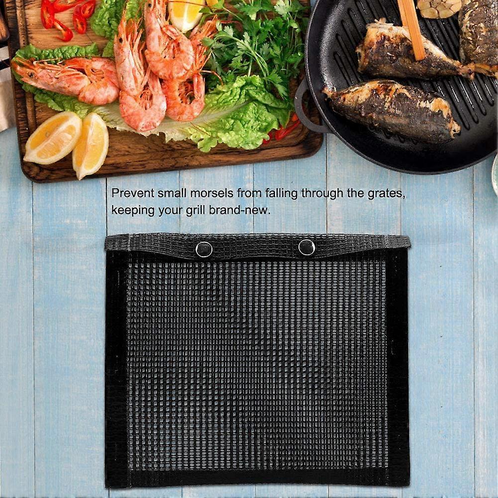 Reusable Grill Mesh Bag Non-Stick BBQ and Baking Bags Heat Resistant ...