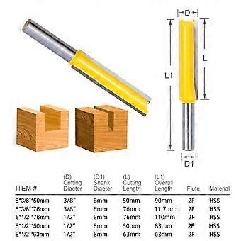 Flush Trim Router Bit Long 50-76mm Tenon Cutter 8mm Shank Template ...
