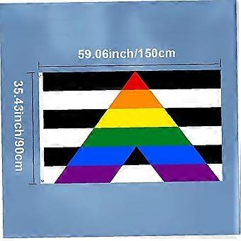 90x150cm Lgbt Rainbow Flag 3x5ft Lgbt Rainbow Pride Gay Straight Ally Flag Flag | Fruugo UK
