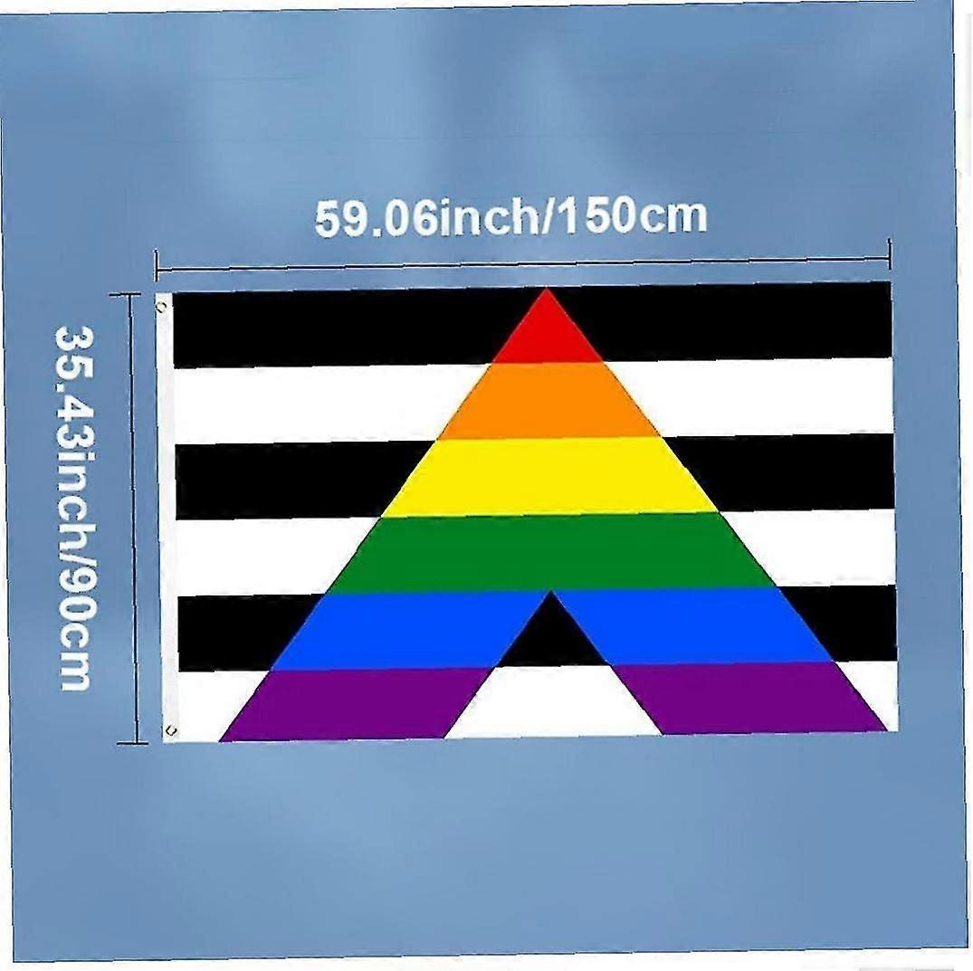 90x150cm Lgbt Rainbow Flag 3x5ft Lgbt Rainbow Pride Gay Straight Ally Flag Flag | Fruugo UK