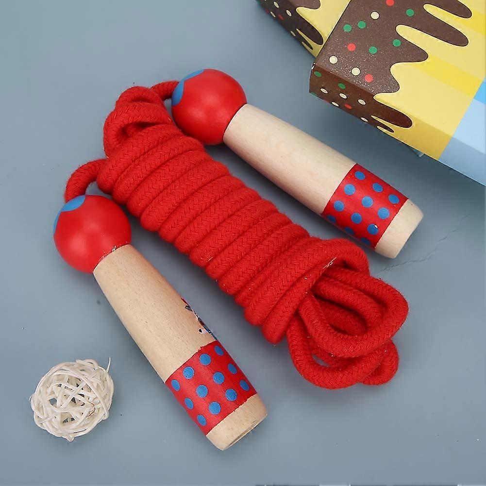 Wooden Skipping Rope Fitness Children Student Jumping Ropes Outdoor Toy ...
