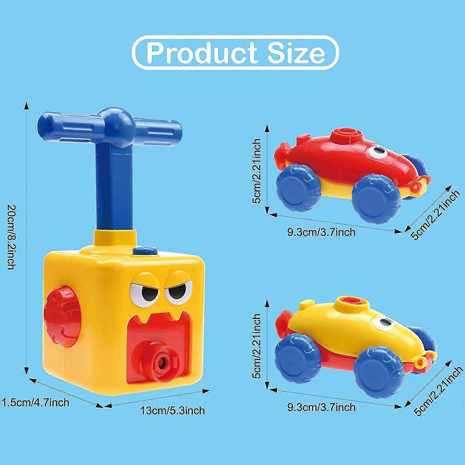Power Balloon Car Toy For Kids, Balloon Launcher Car Toy Set For Kids ...