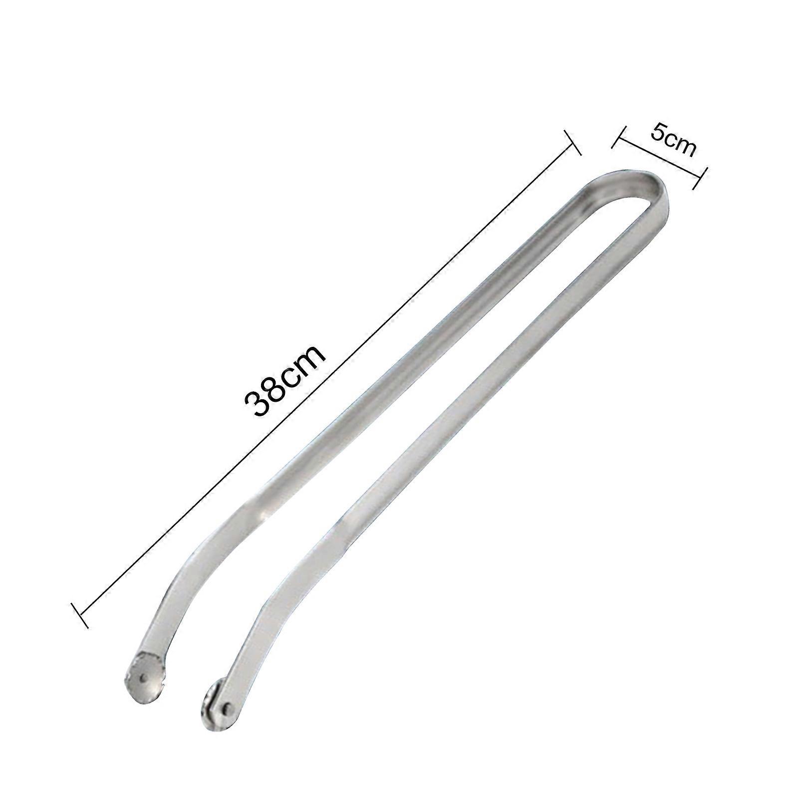 BBQ Sausage Turning Tong Stainless Steel Grilling Food Tong Long Handle ...