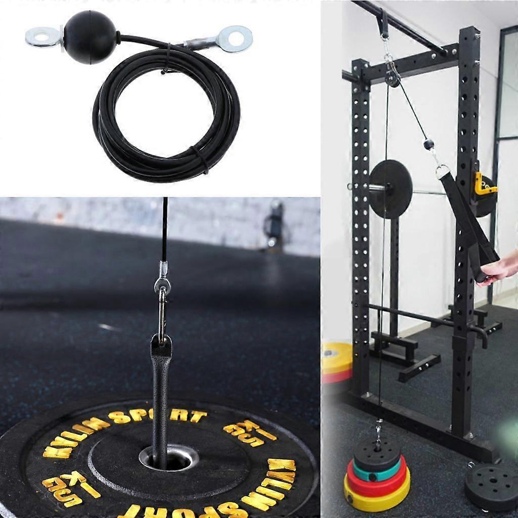 Heavy Duty Fitness Cable Pulley System for Biceps and Triceps with ...