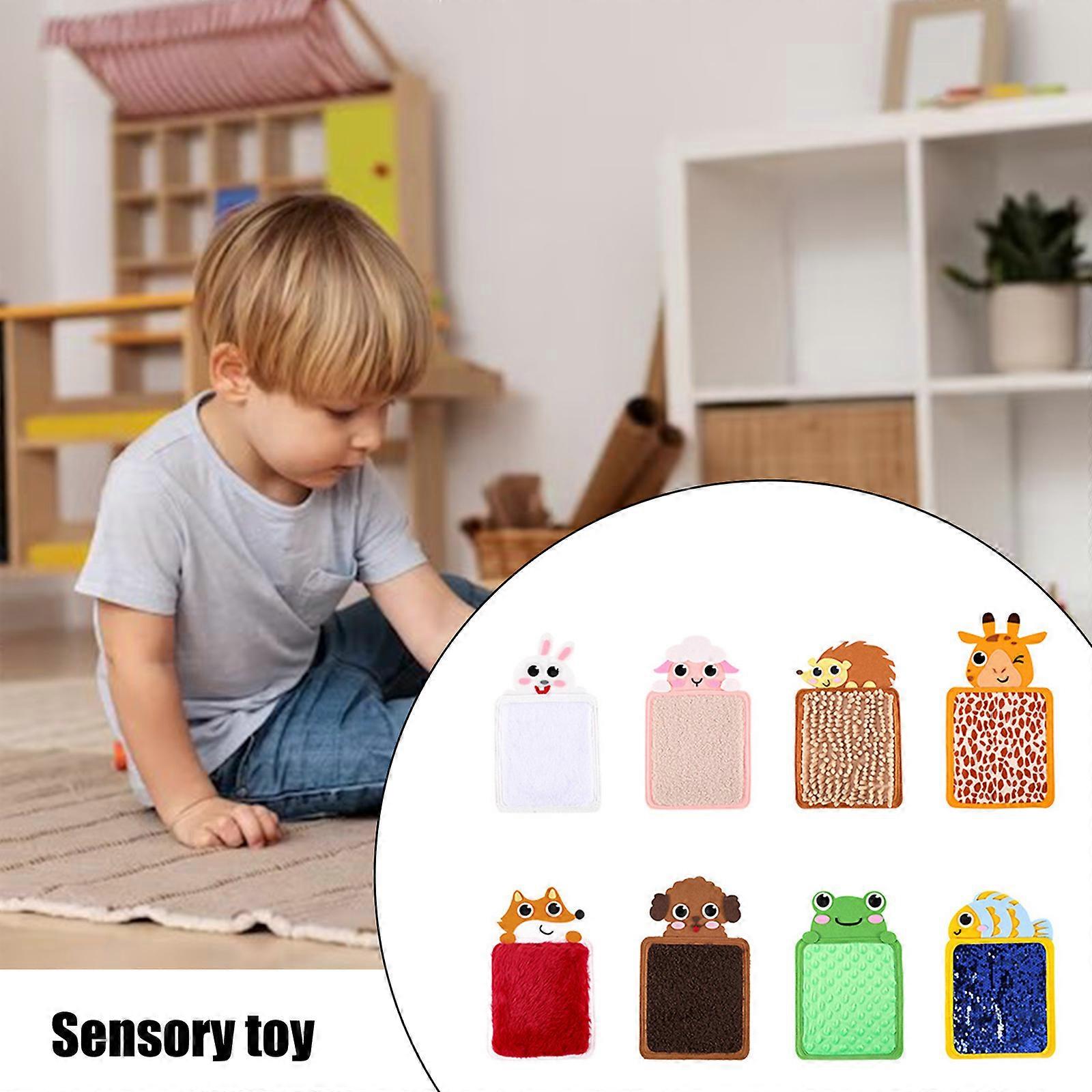 Sensory Tactiles Mat 8PCS Sensory Mat Toy Visual Classification Toy ...