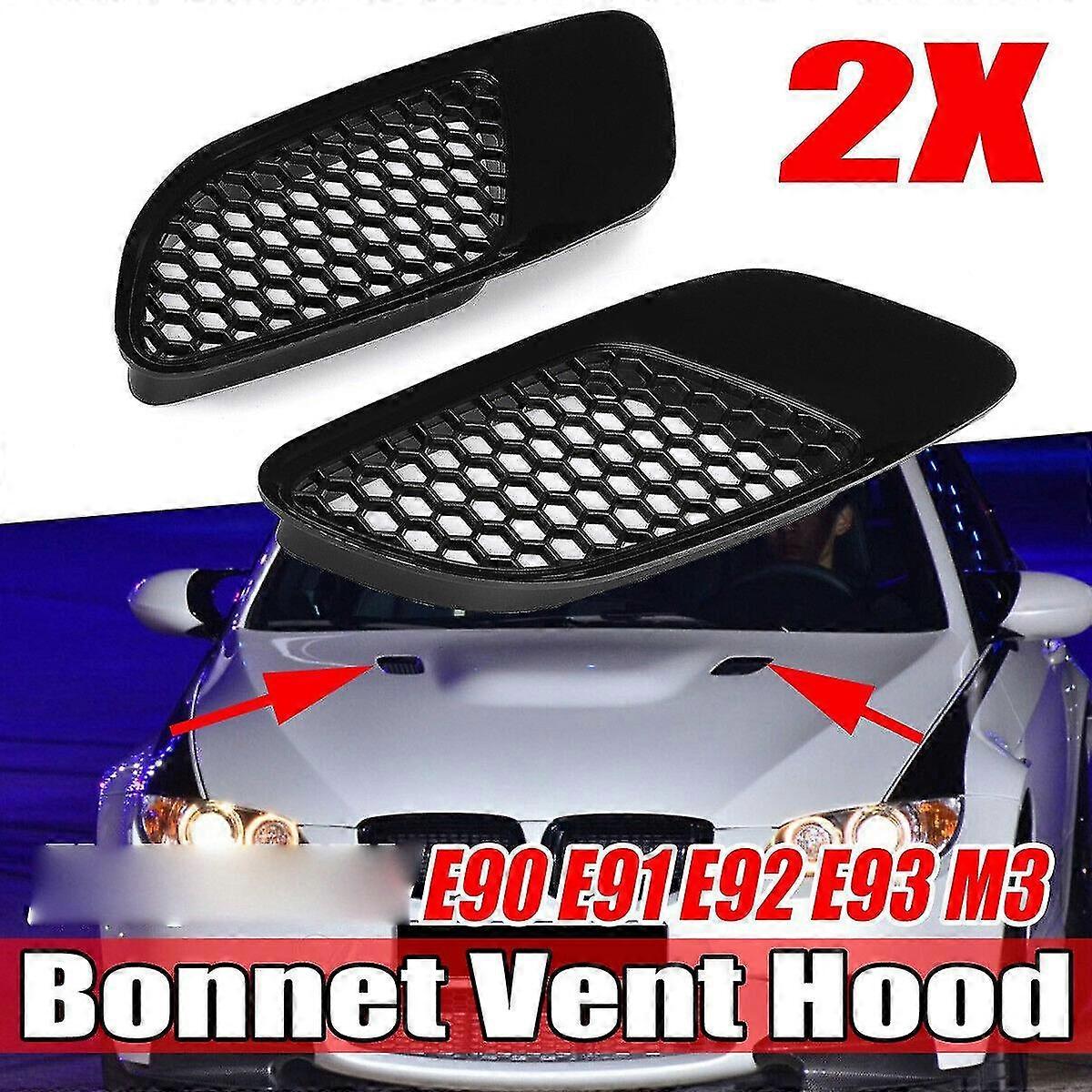 2pcs Air Vent For Real M3 Model Car Front Air Scoop Bonnet Vent Hood ...