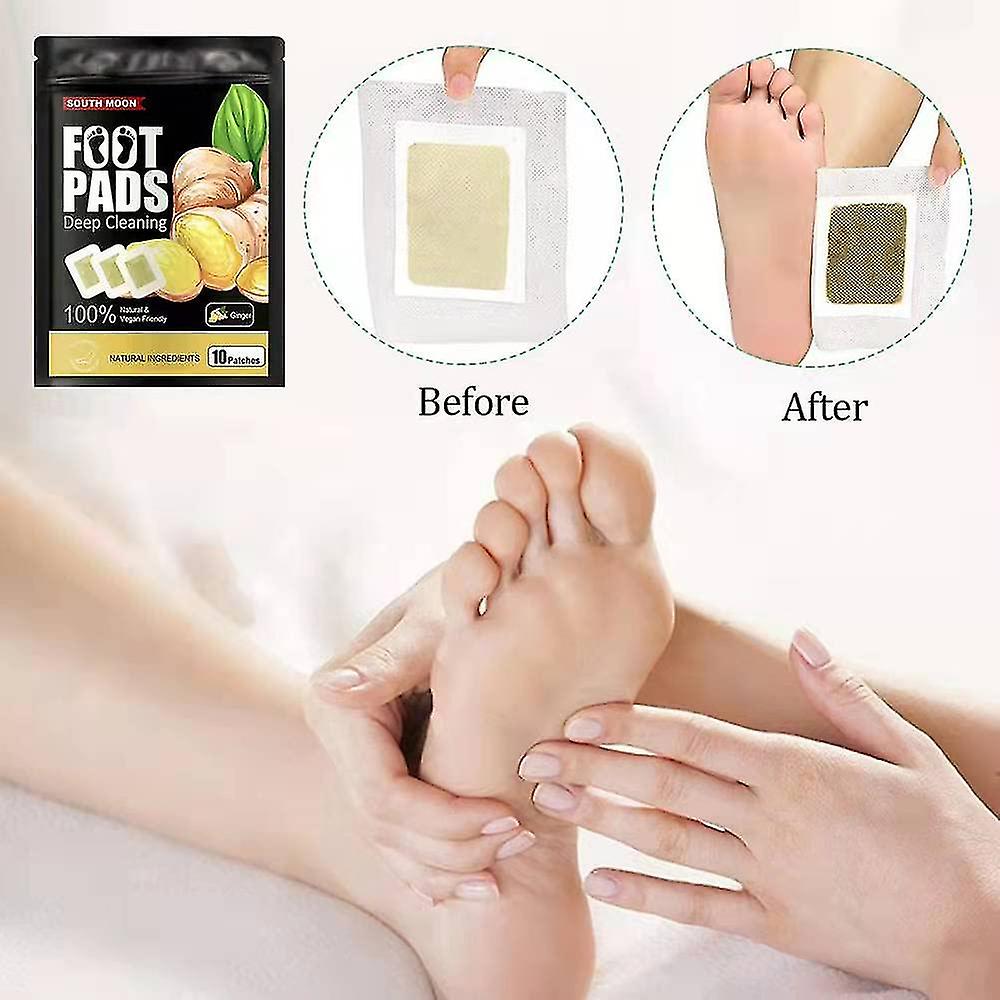 Foot Pads, Ginger Foot Pads, Plant Foot Patch Dehumidification Improved ...