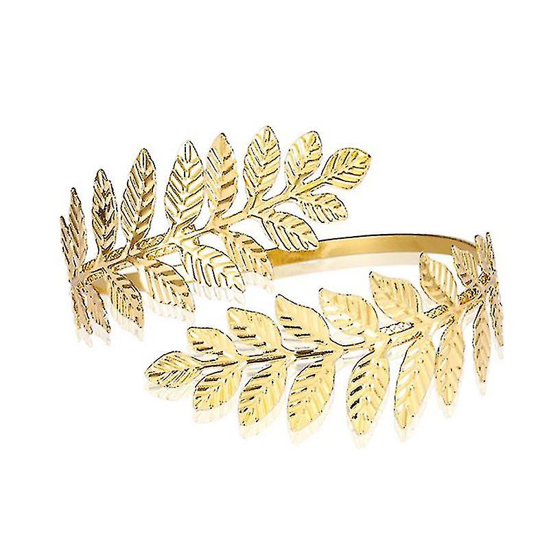 Metal Greek Roman Laurel Leaf Bracelet Armband Upper Arm Cuff Armlet ...