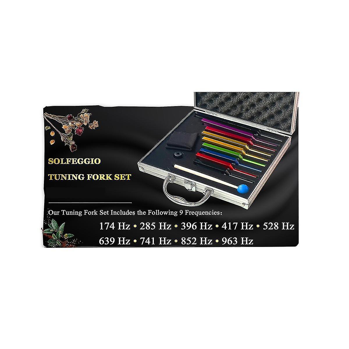 Tuning Fork Set,9 Tuning Forks For Healing,sound Therapy,keep Body With ...