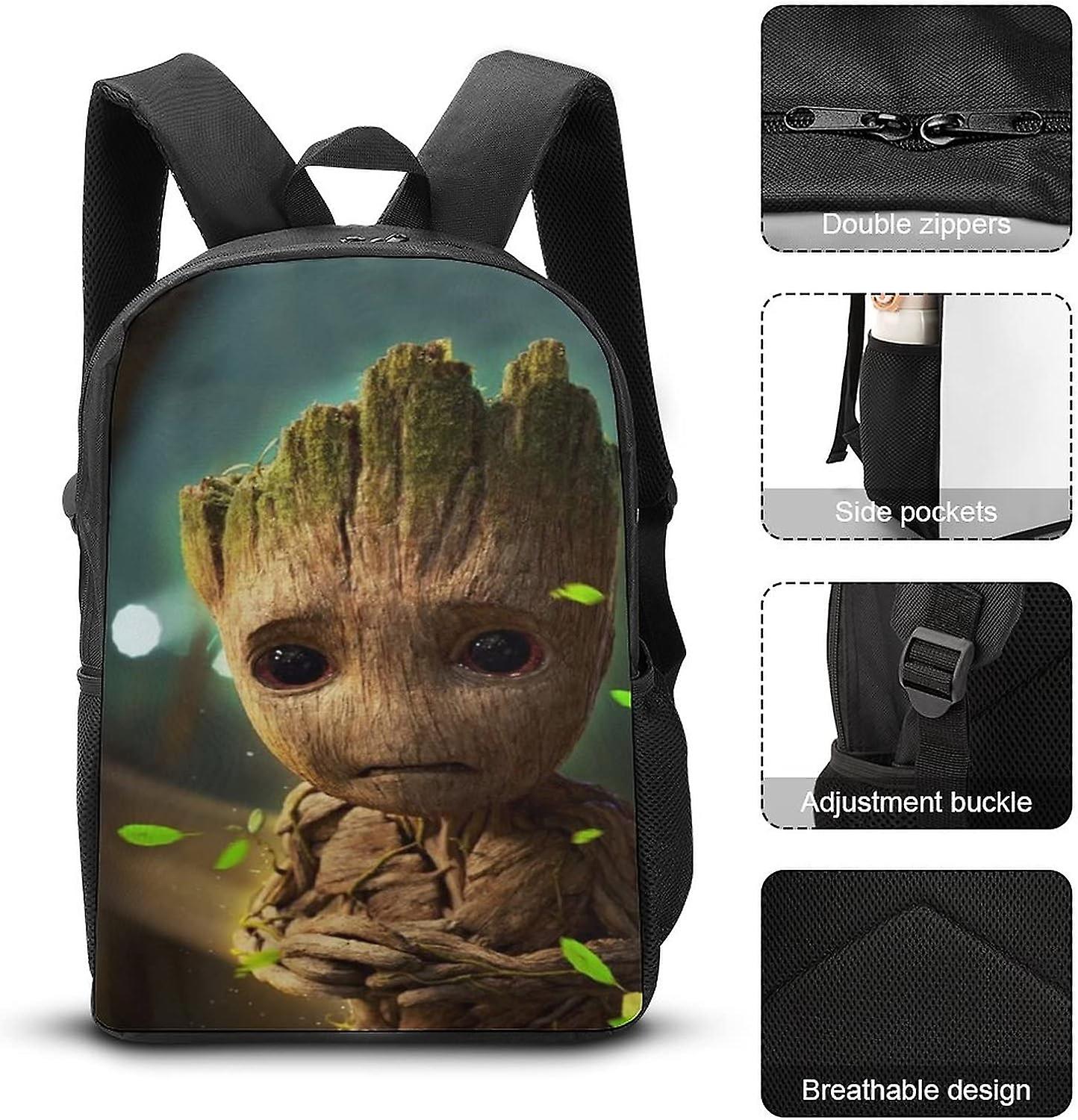 GENBAK Groot Kids Backpacks Anime Characters School Bags for Secondary ...