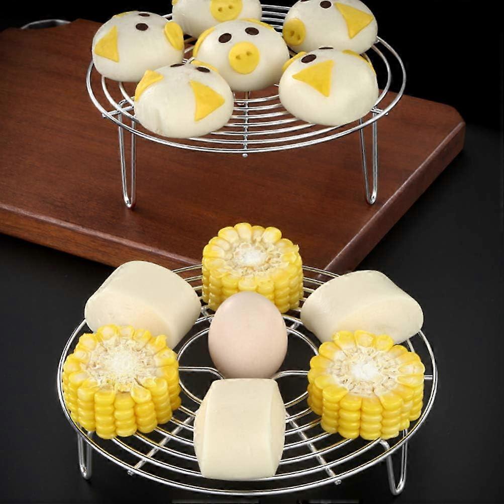 Stainless Steel Insert Grate Cooking Stand Steamer Cake Grate Round ...