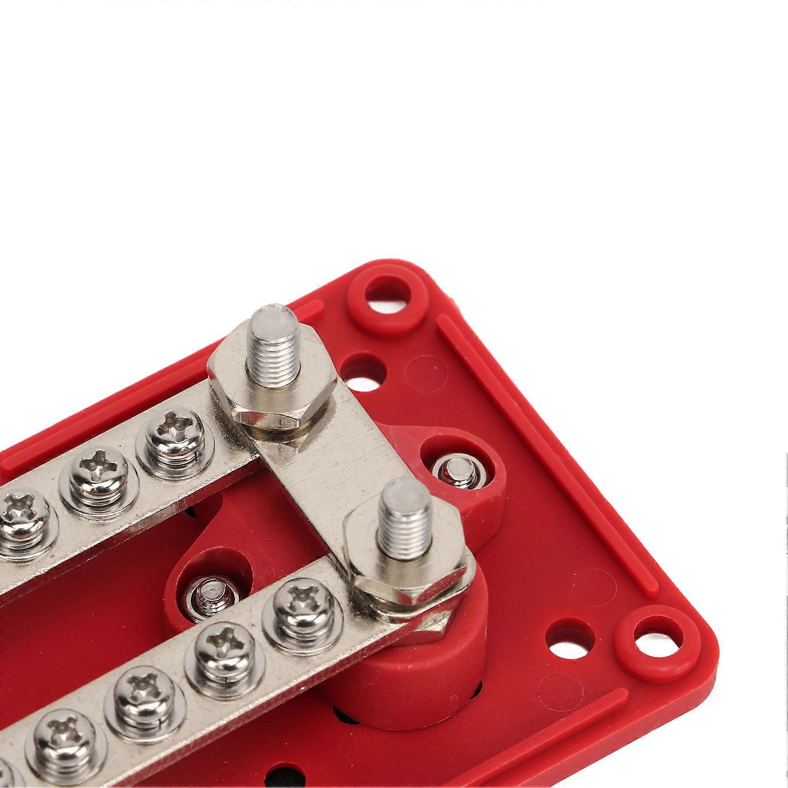 2PCS Heavy Duty Bus Bar Box Module with Cover DC48V 100A Flame ...