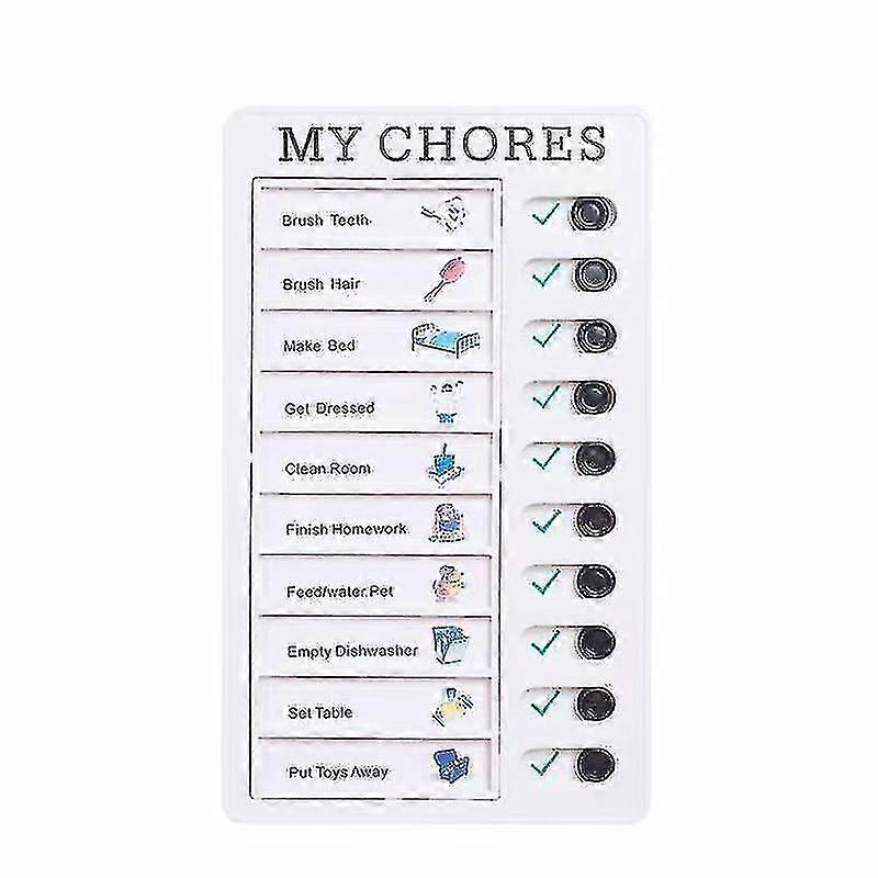 Memo Plastic Board Chores Checklist Board, My Chores Chart Board For Kids Children, List Board ...