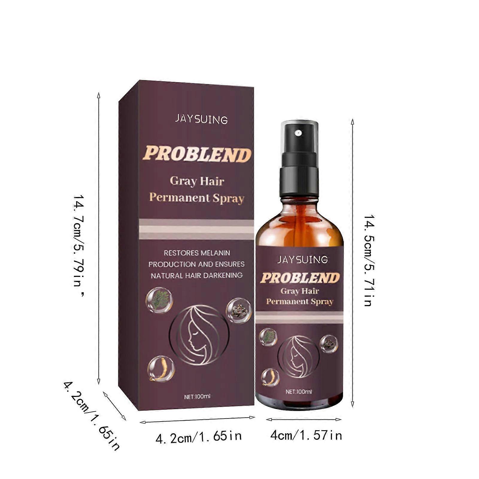 Permanent Spray For Gray Hair Spray For Turning Gray Hair Into Black