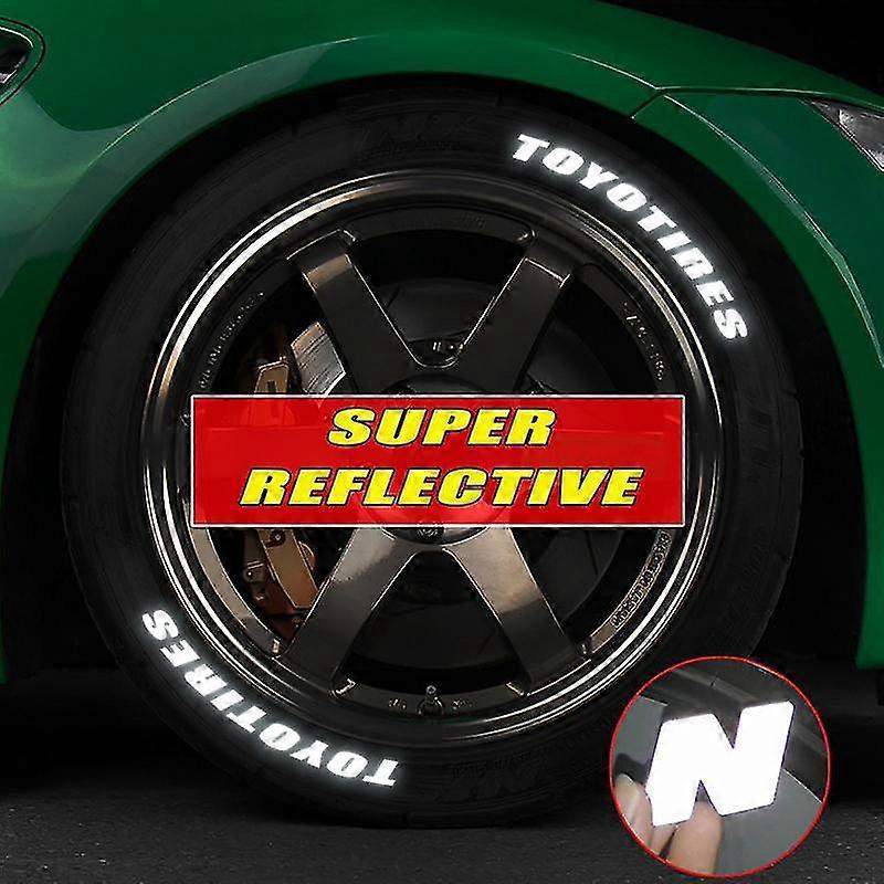 Tire Lettering Kit Reflective 3d Tire Lettering Stickers Diy Permanent ...