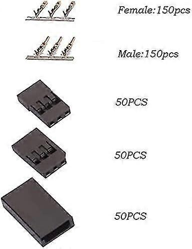 3 Pin Jr Servo Connector, 270 Pcsrc Servo Plug Servo Cable Wire ...