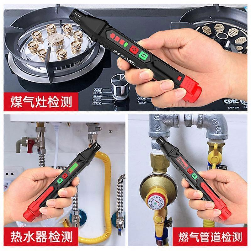 Gas Leak Detector with Acoustic and Visual Alarm, Gas Detector for ...