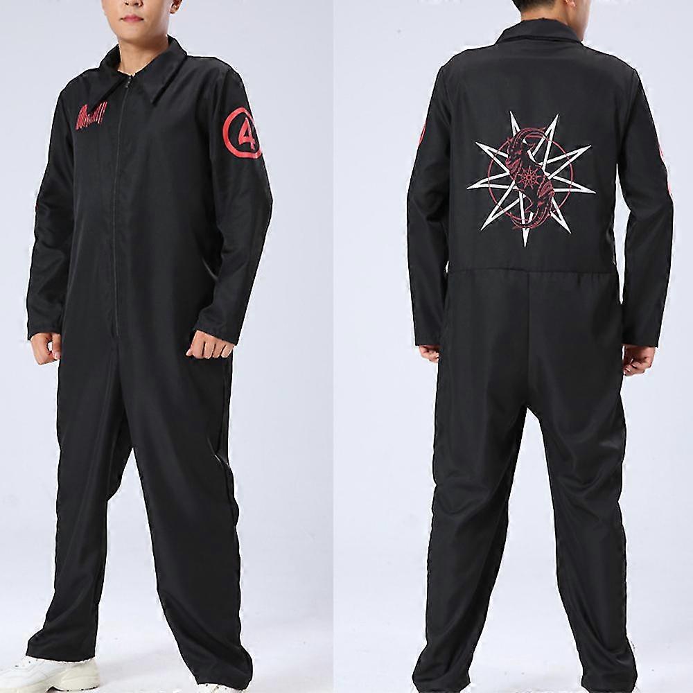 Men's Band Slipknot Cosplay Costume Jumpsuit Halloween Performance ...