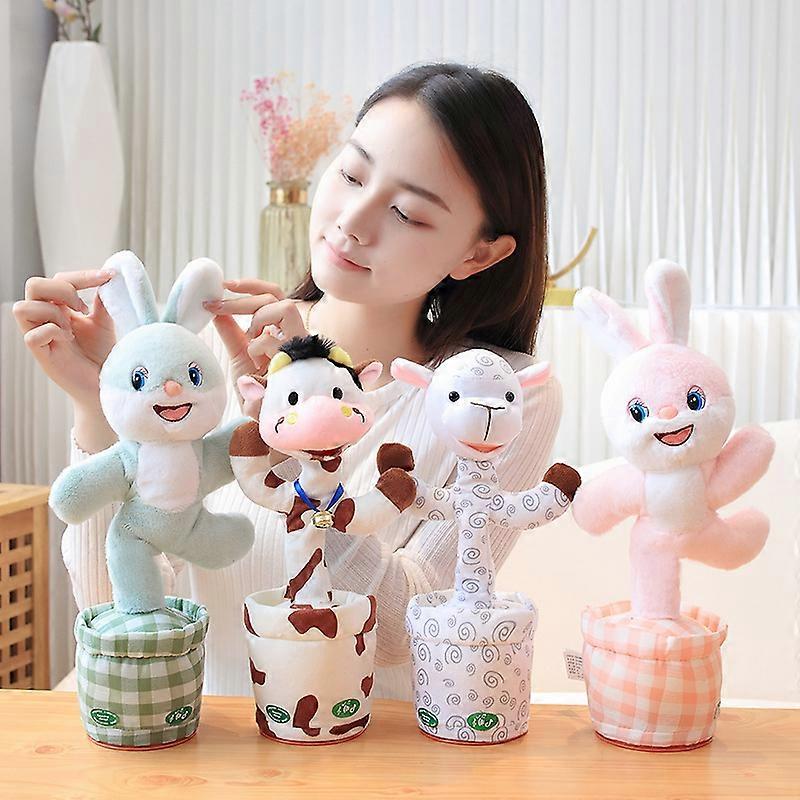 Dancing animals electric animals rabbits cows roses plush toys singing ...