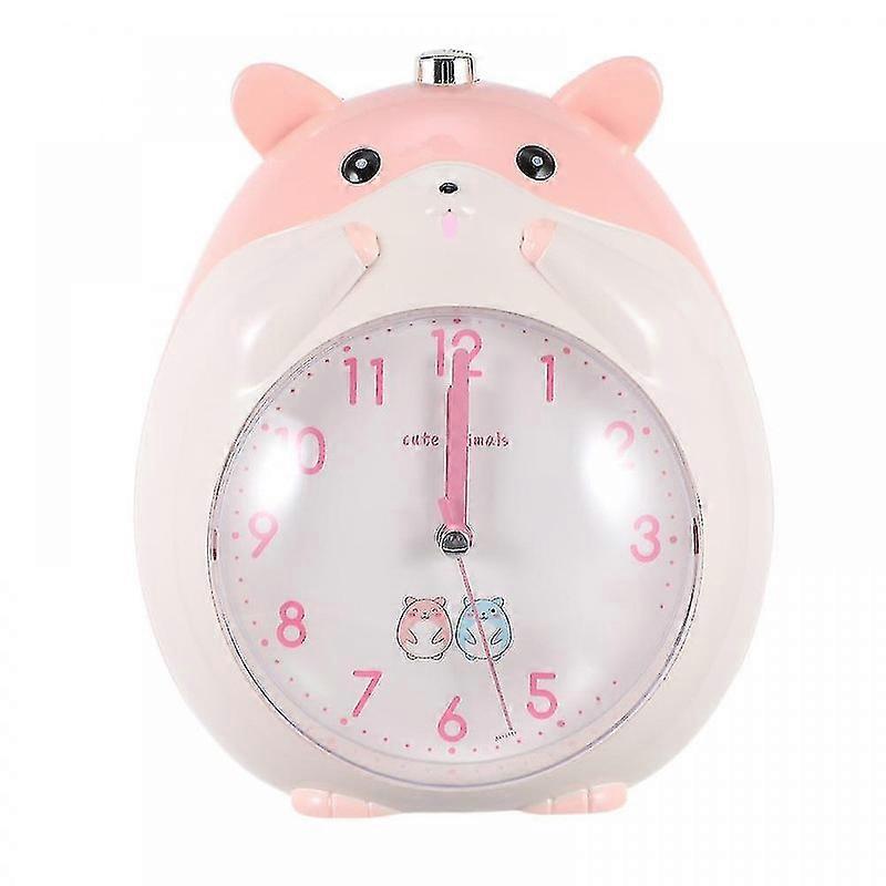 Children's Alarm Clock Cartoon Hamster Clock Night Light Boys And Girls ...