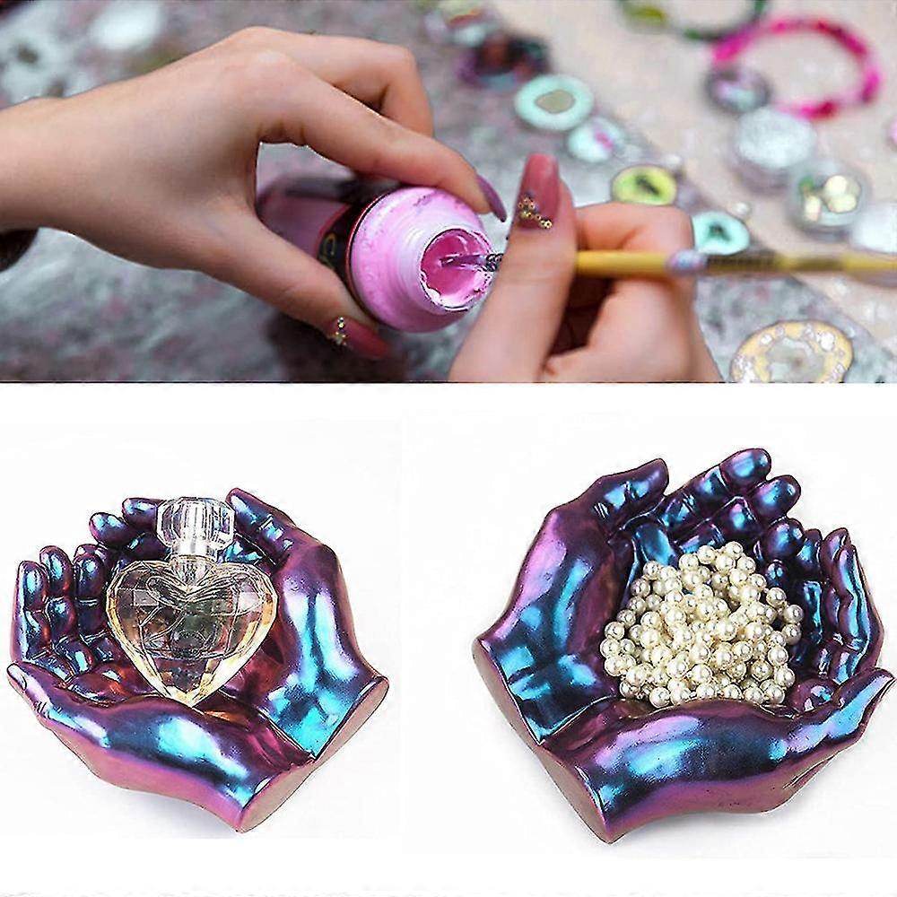 Molds Silicone, Hands Shaped Epoxy Resin Mold For Moon Lamp Stand ...