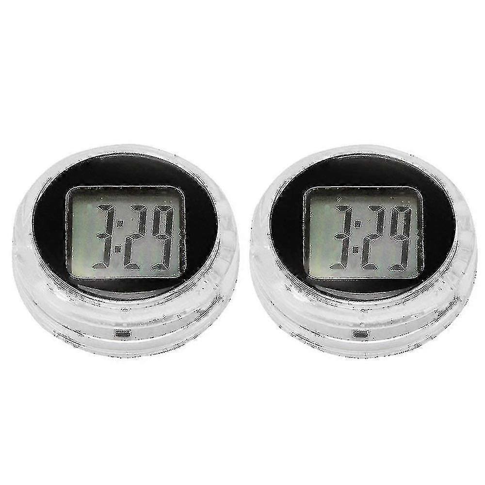 Universal mini motorcycle digital clock watch waterproof stick-on ...