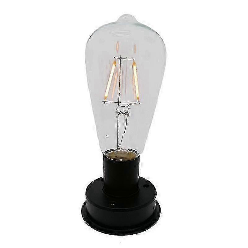 1Pc Solar LED Tungsten Filament Bulb Lamp 2800K Automatic Light Sensors ...