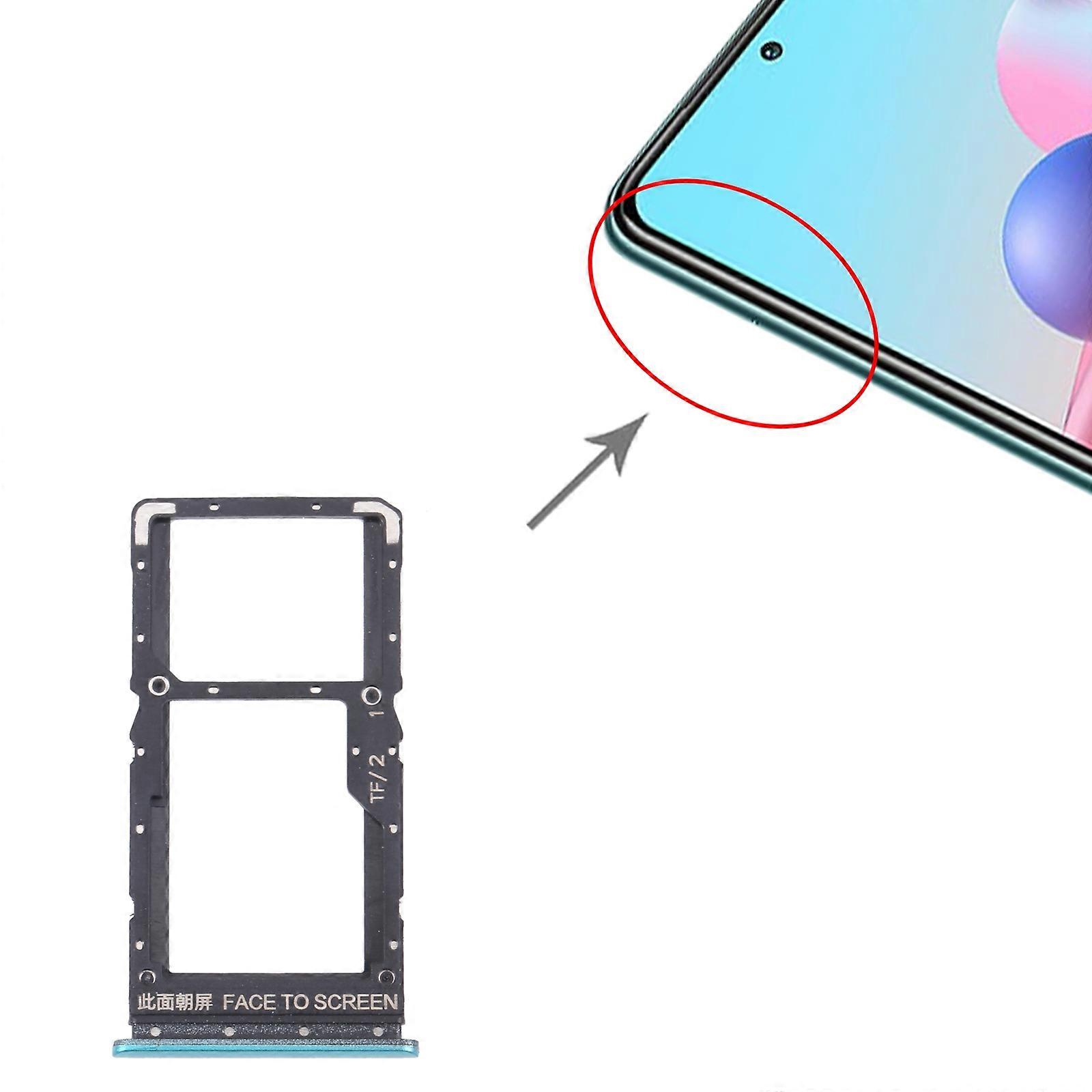 SIM Card Tray+Micro SD Card Tray for Xiaomi Redmi Note 10 5G | Fruugo UK