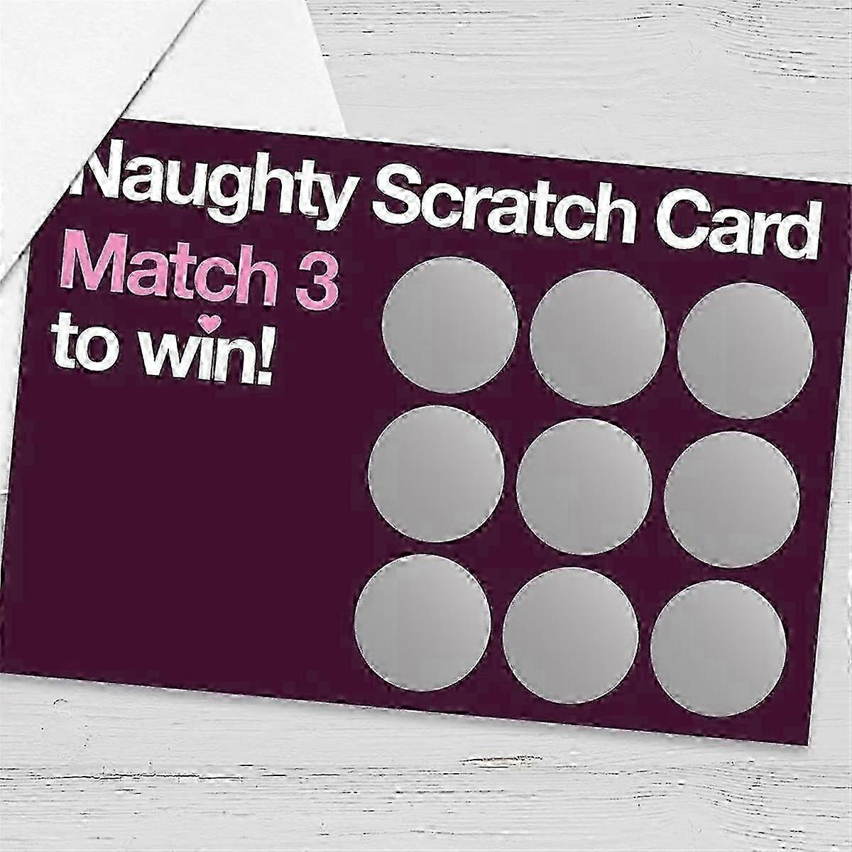Naughty Couples Scratch Off Card Valentines Gift for Boyfriend Husband ...