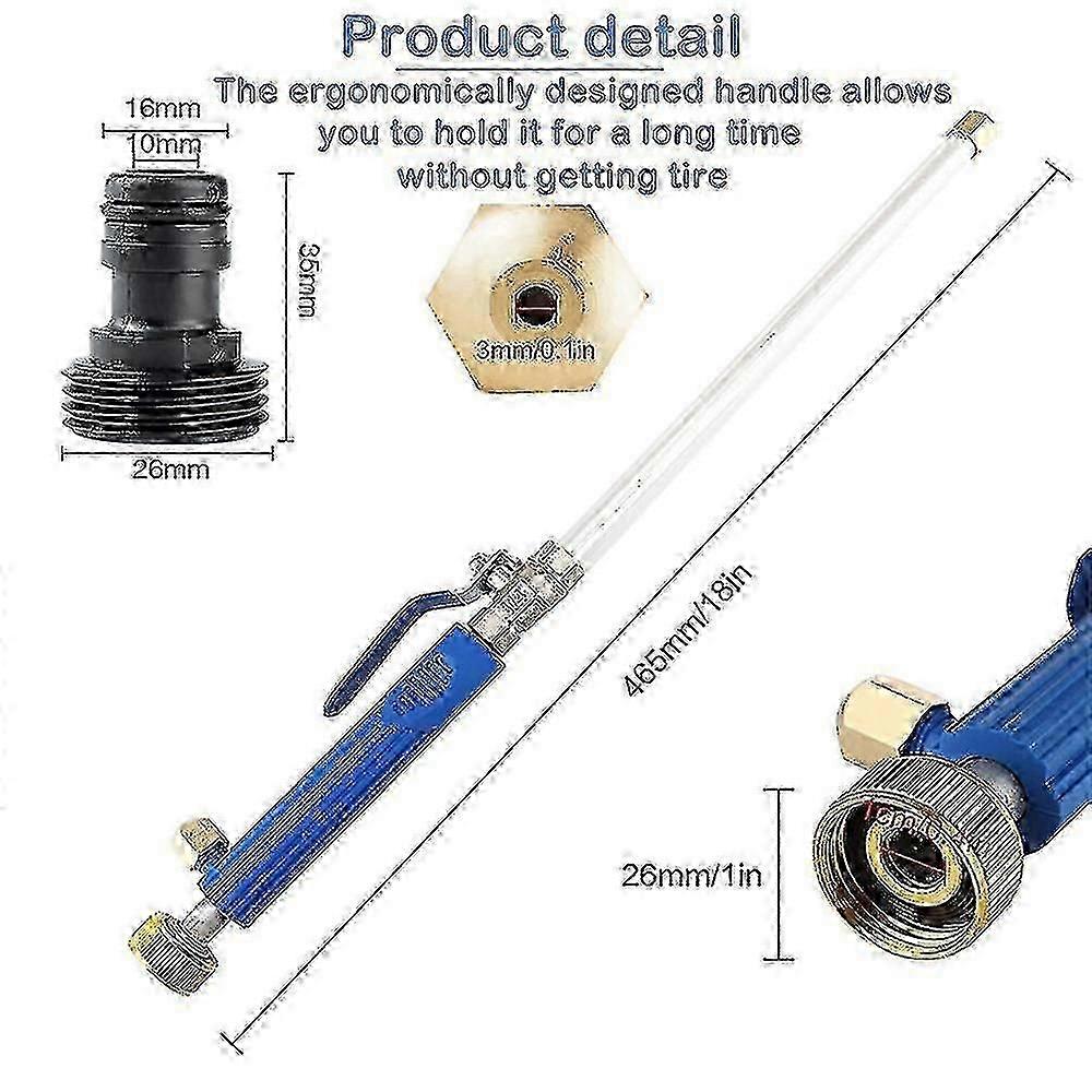 Jet Nozzle Power Washer For Garden Hose Hydro Jet 2-in-1 High Pressure ...