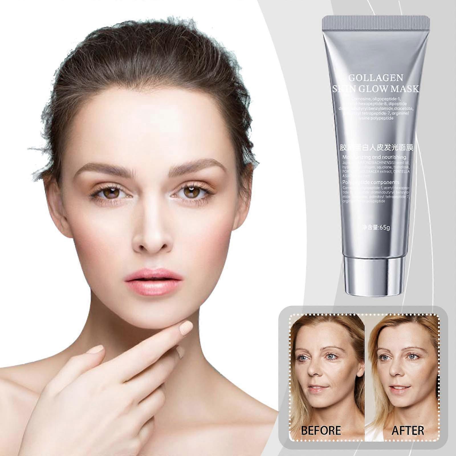 Collagen Mask Collagens Human Skin Luminous Mask Firming Hydrating And ...