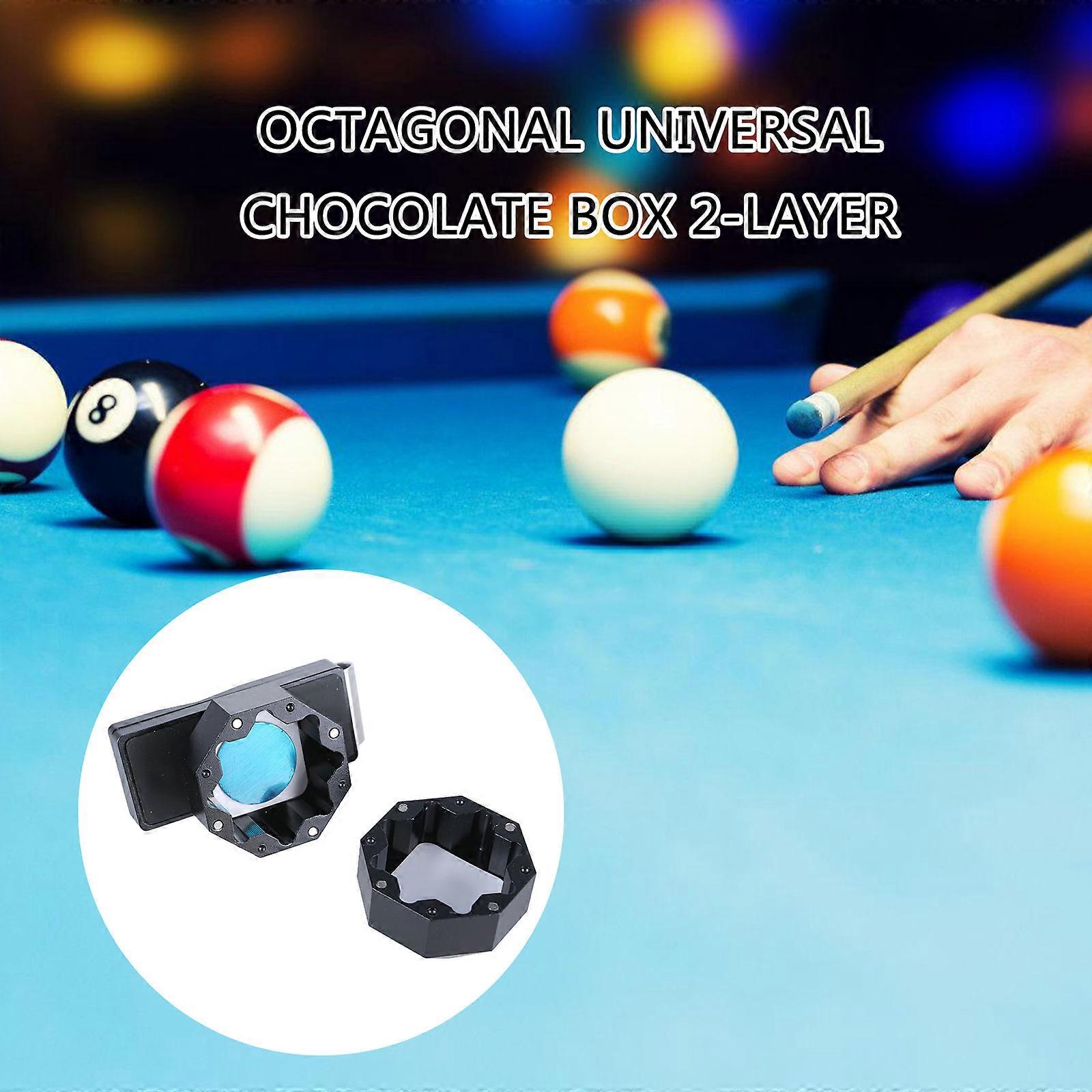 Portable Billiard Cue Chalk Case Snooker Tool Holder Clip Aluminum ...