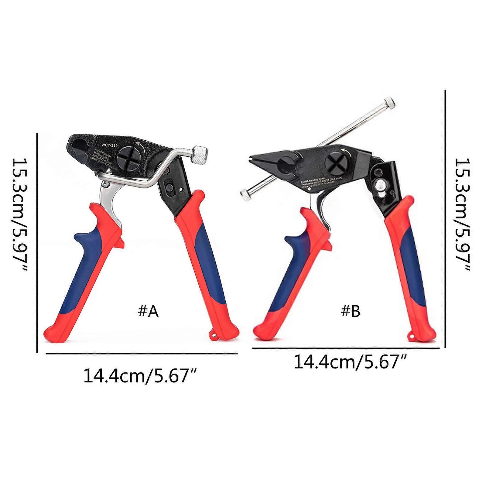 Effective Steel Cable Tie Guns Metal Zips Tie Tightener Steel Tie Tool ...