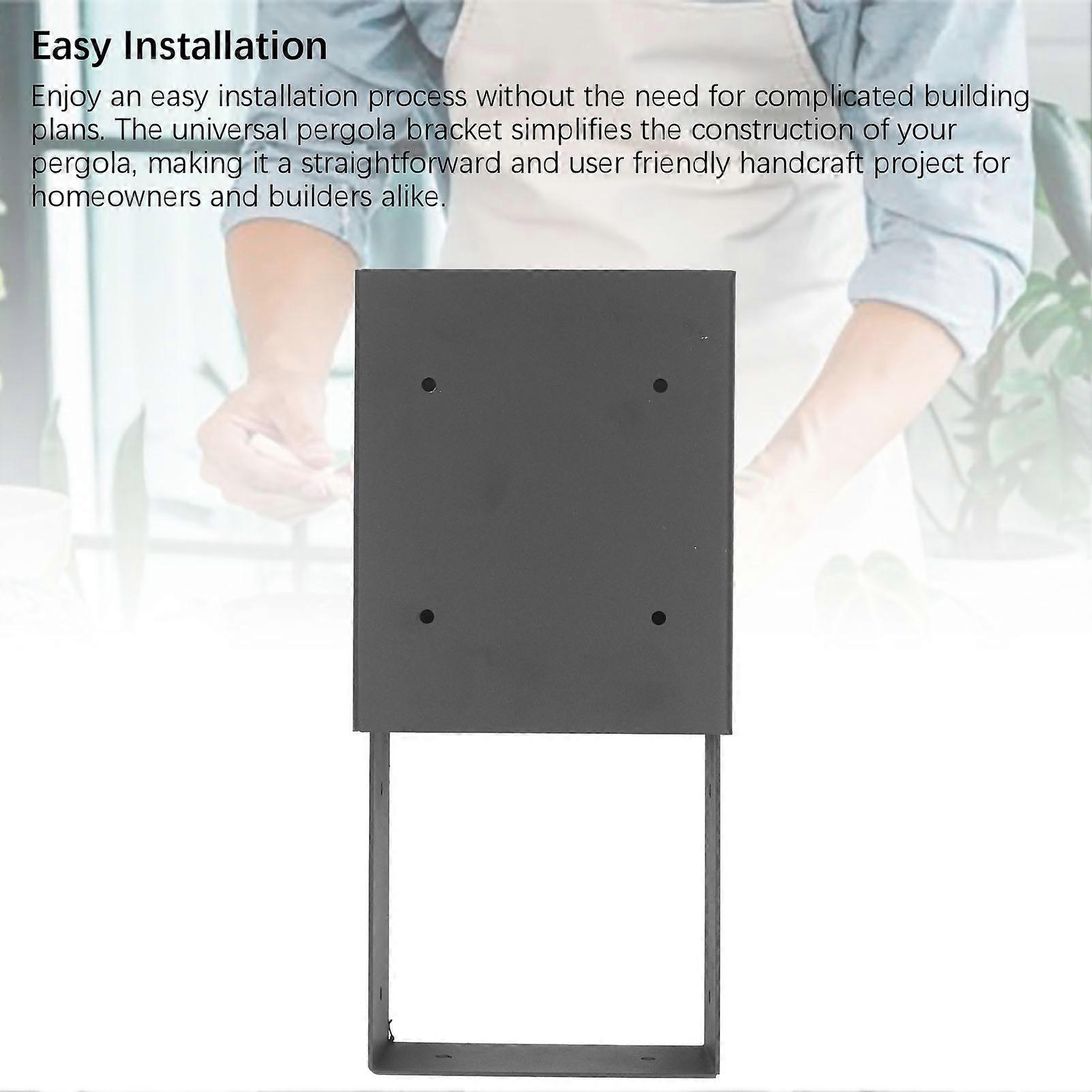 Pergola Bracket Galvanized Double Layer Weatherproof Universal Pergola ...