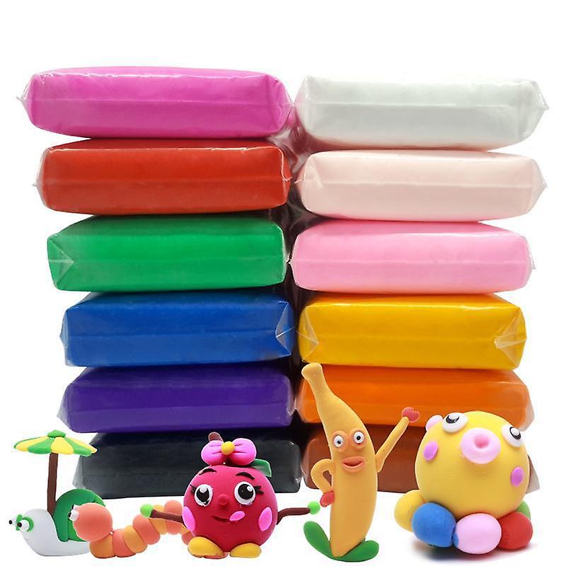 36/24/12 Color Set Light Soft Clay Diy Toys Children Educational ...