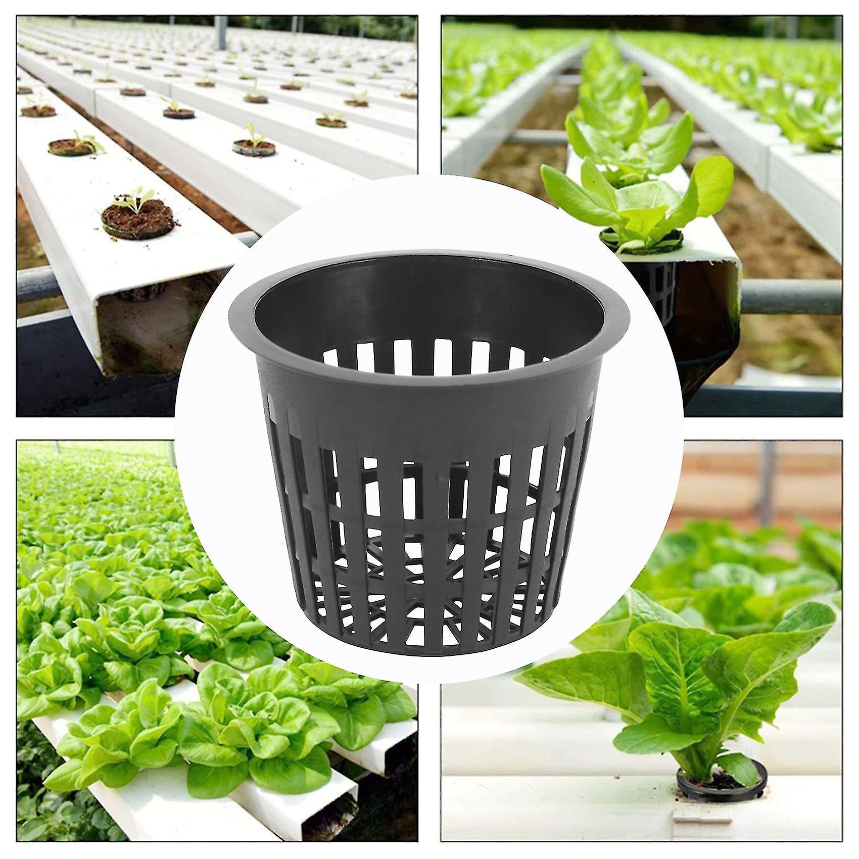 45 Pieces Hydroponic Net Pots, Plastic Net Pot For Garden Balcony ...
