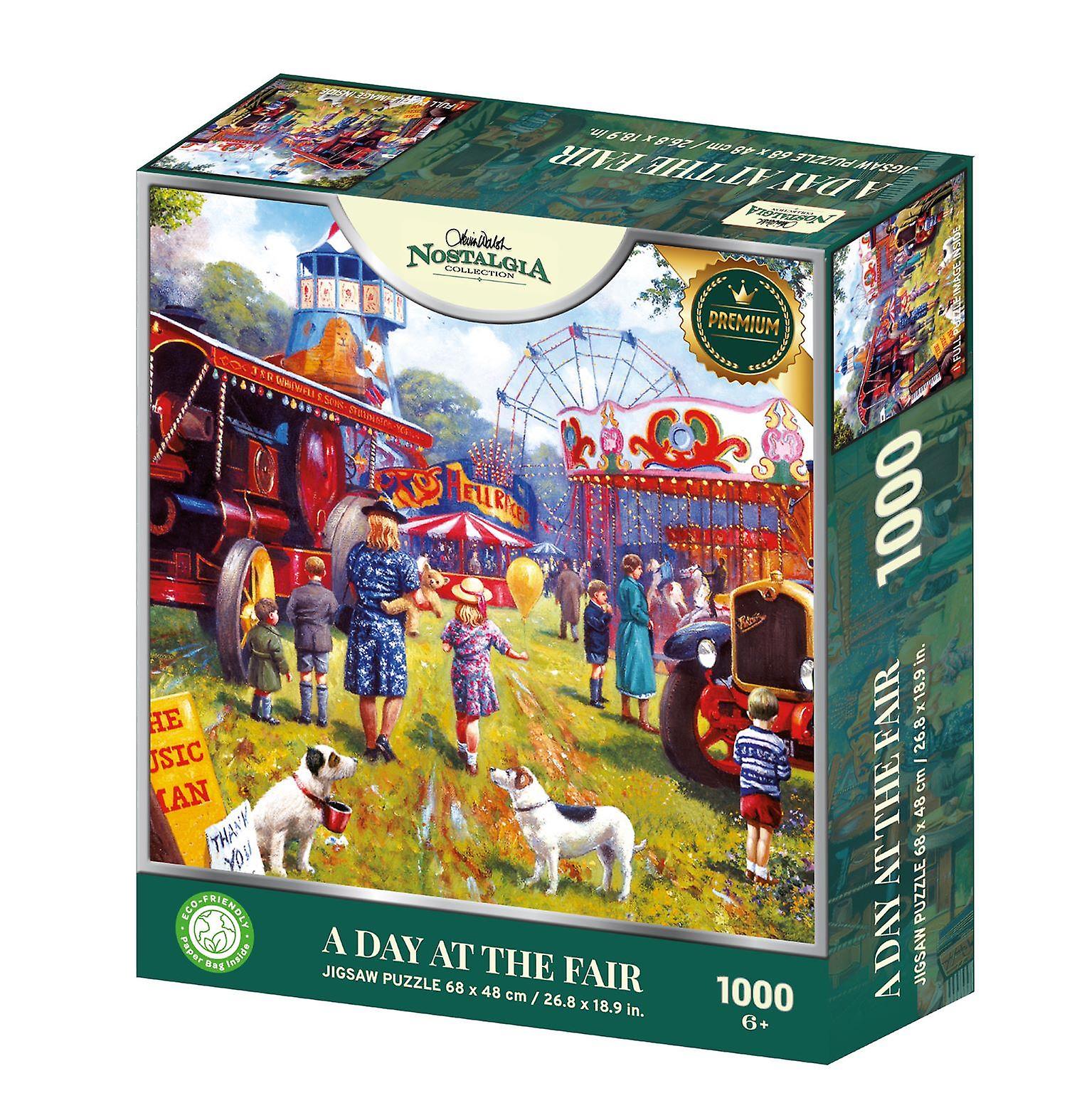A Day At The Fair, Kevin Walsh Jigsaw Puzzle (1000 Pieces) | Fruugo UK