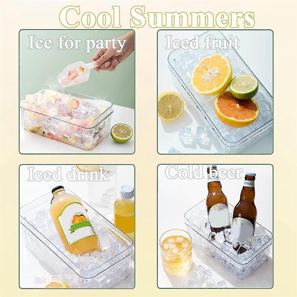 Ice Cube Tray With Lid Ice Trays For Freezer Ice Maker Mold With ...