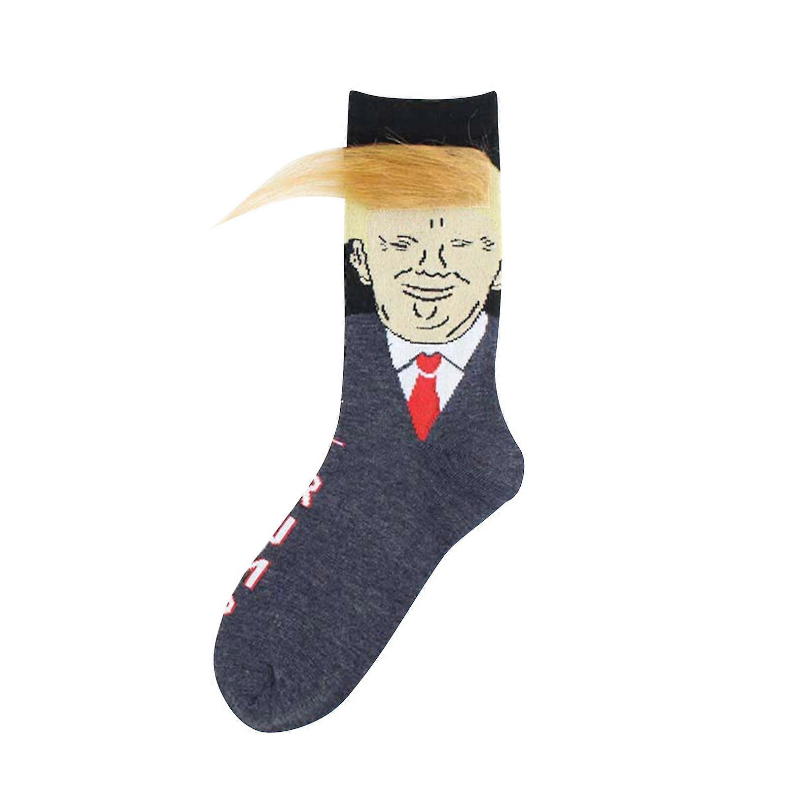1 Pair Unisex Donald TRUMP Make America Great Again Novelty Character ...