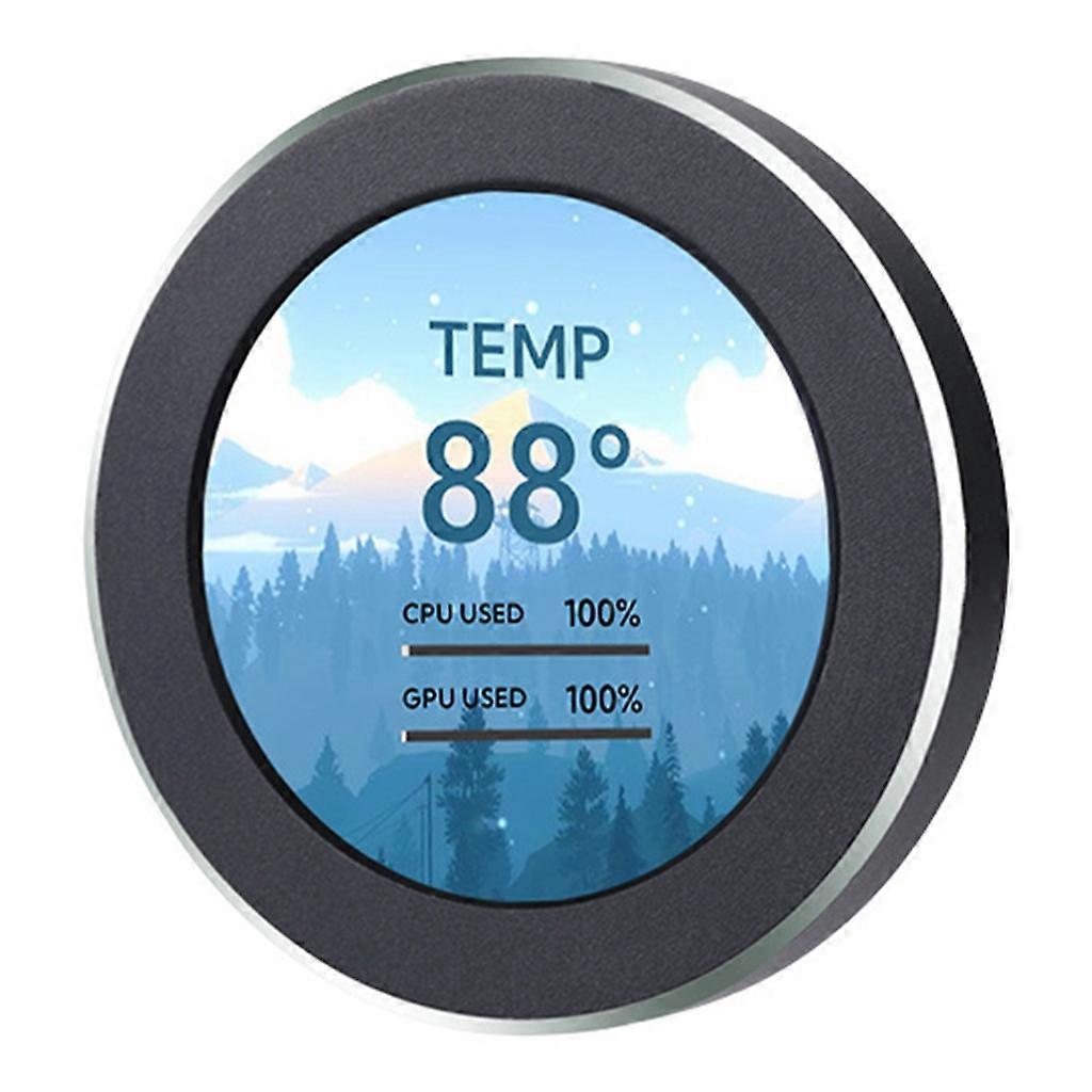 USB Water Cooler Screen- 2.1Inch Round Water-cooled 480x480 Secondary ...