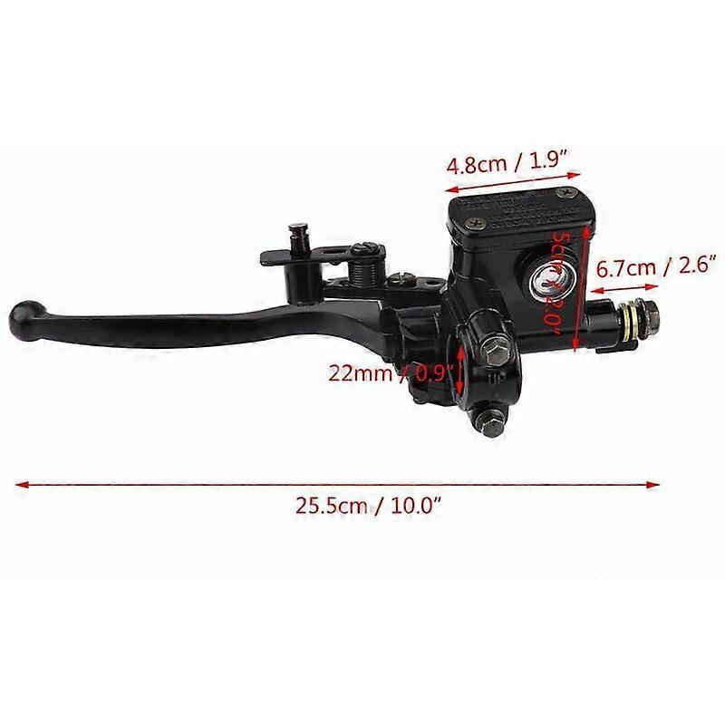 Front Left Brake Master Cylinder Fits For 50cc 110cc 150cc Quad ATV 7/8 ...