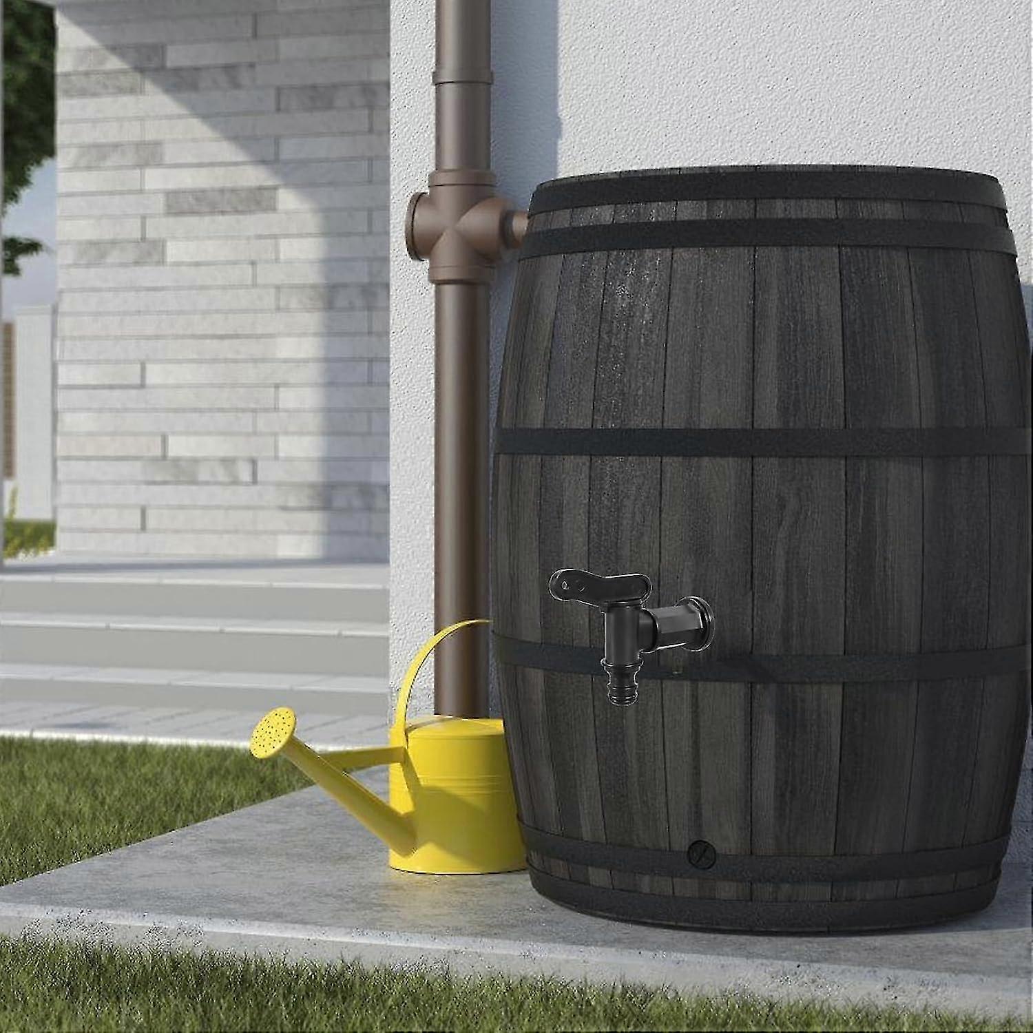 2 Pieces Plastic Tank Faucet, Rainwater Tank Faucet with PTFE Tape IBC ...