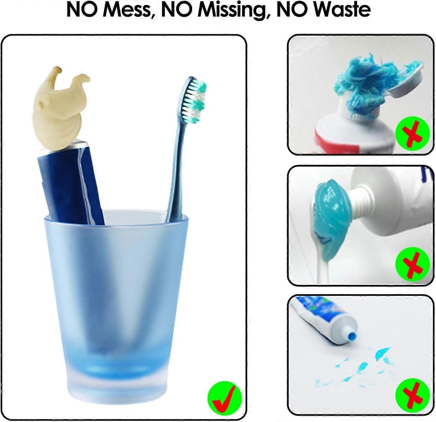 Dog Pooping Toothpaste Topper - Silicone Pooping Dog Butt Toothpaste ...