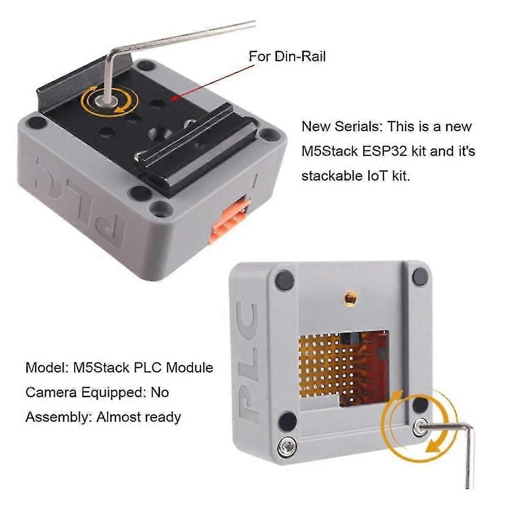 Esp32 Kit Plc Prototype Module Board Industrial Rs485 Acs712-5b ...