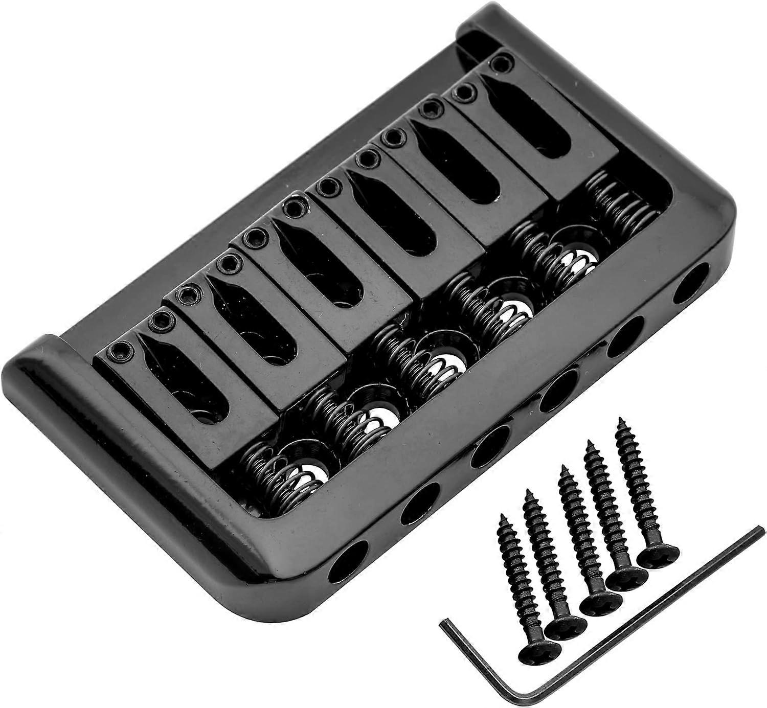 52.5mm Fixed Hardtail Bridge Non-tremolo Electric Guitar Bridge for 6 ...