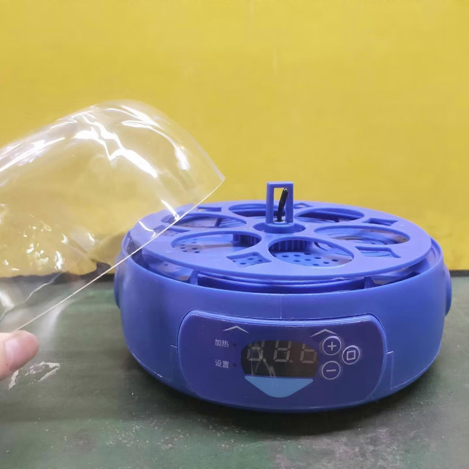 Automatic Egg Incubator Egg Turner Tray Hatching Holds 6 Eggs Mini ...