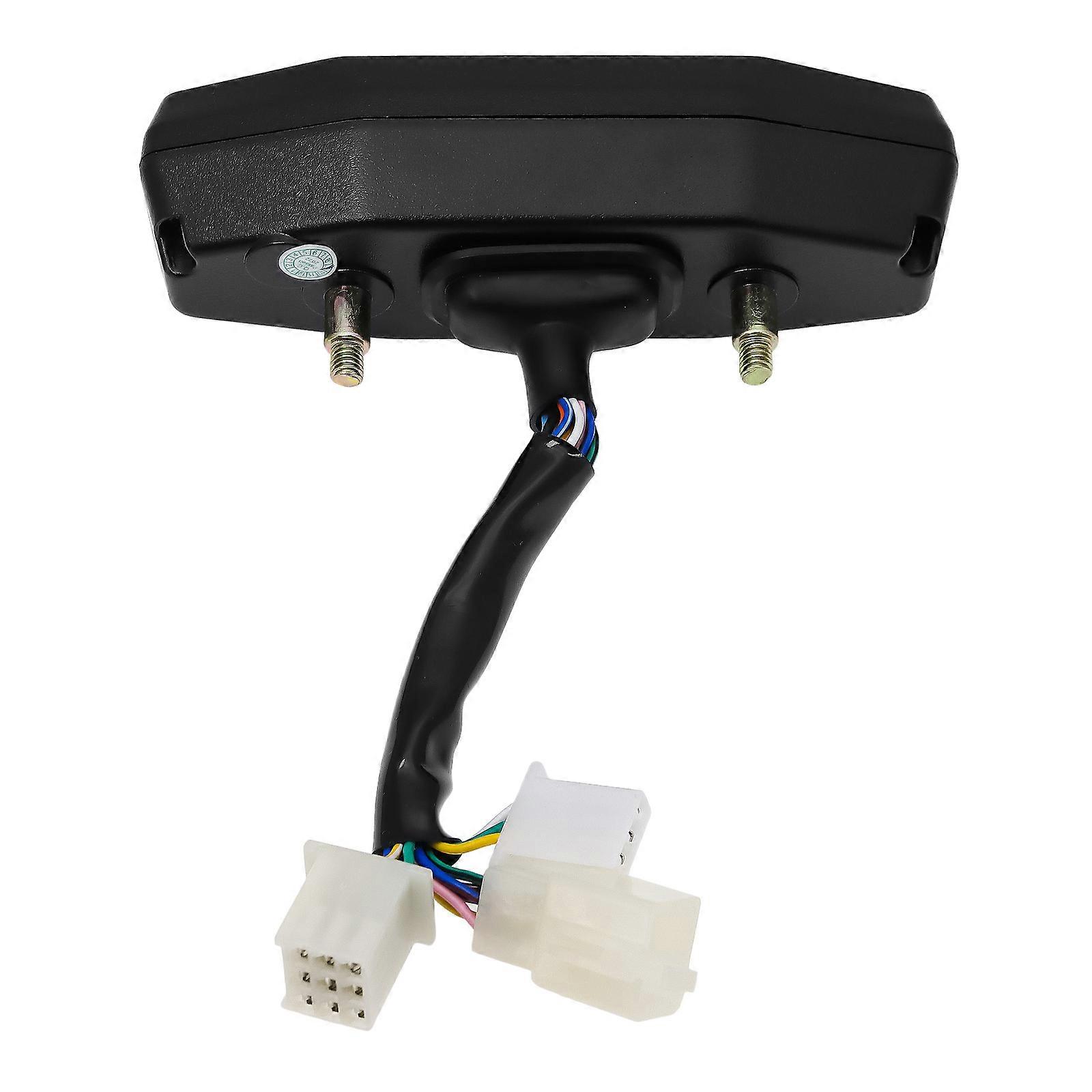 A New Universal Moto RPM Tachometer Speedometer Speed Gauge Tacho Meter ...