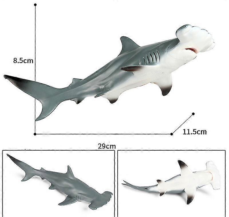 Large Shark Toys Megalodon Realistic Sea Creature Cognitive Toy | Fruugo UK