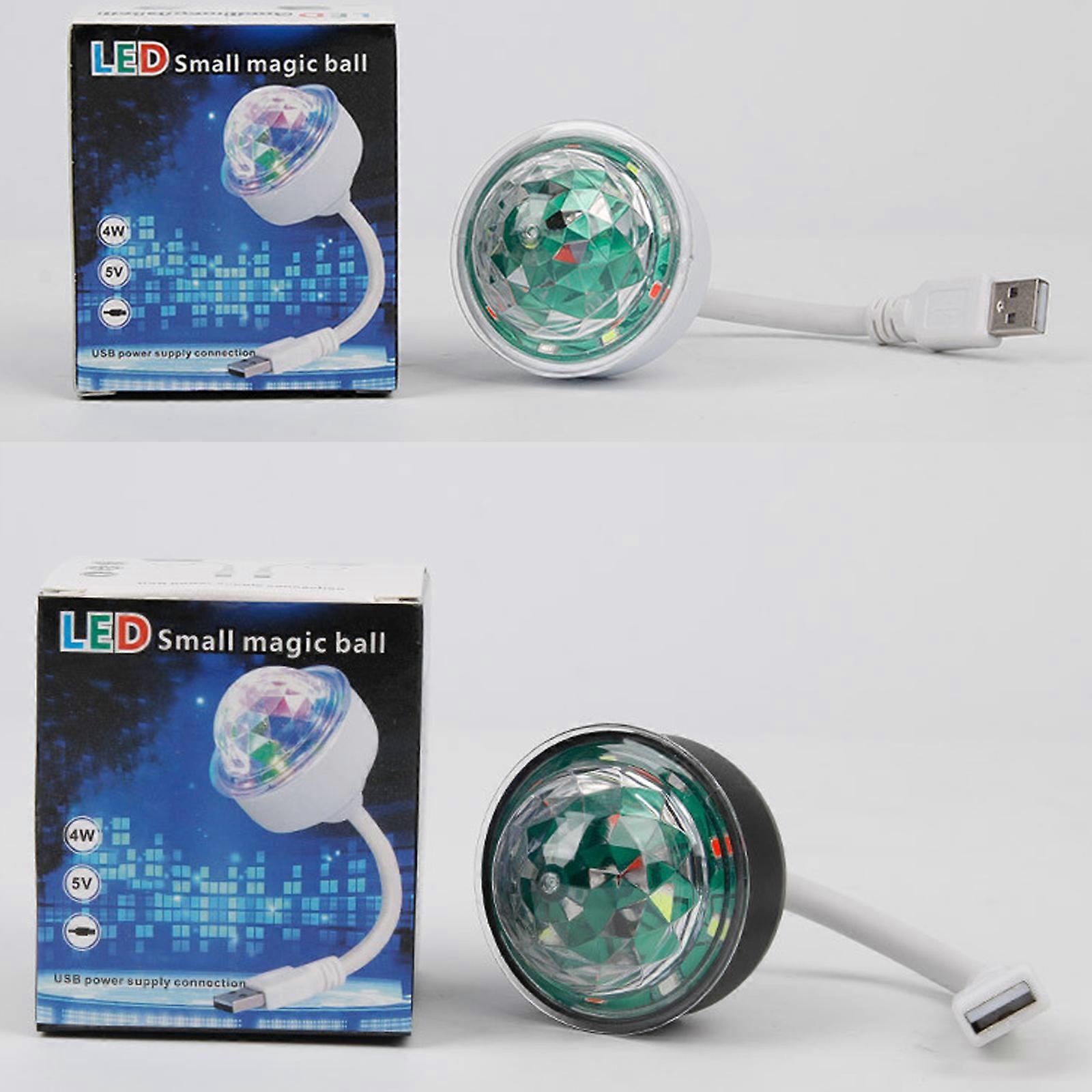 USB disco lys, disco lys, stik i disco kugle lys, diskotek kugle lys ...